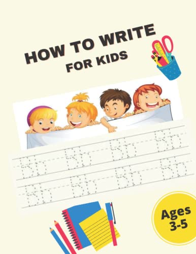 Learn To Write Letters for kids 3-5 years: Learn To Write Letters ...