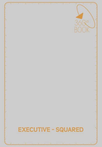 360 Degrees Executive Squared Book: Silver Matte Softcover 4 x 4 Quad ...