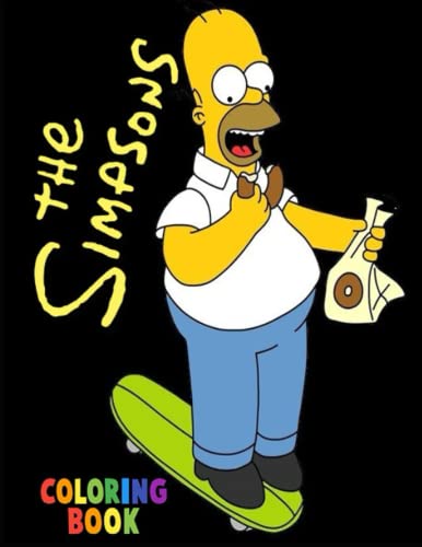 "Símpsons!" Coloring Book For Kids and Adults: 100+ The "Símpsons ...