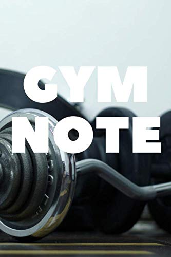 GYM NOTE: Undated Daily Training, Fitness & Workout Journal Notebook ...