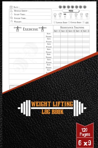 Weight Lifting Log Book: Workout Journal for Men ,Women, Elderly ...