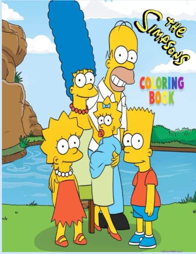 "Símpsons!" Coloring Book For Kids and Adults: 100+ The "Símpsons ...
