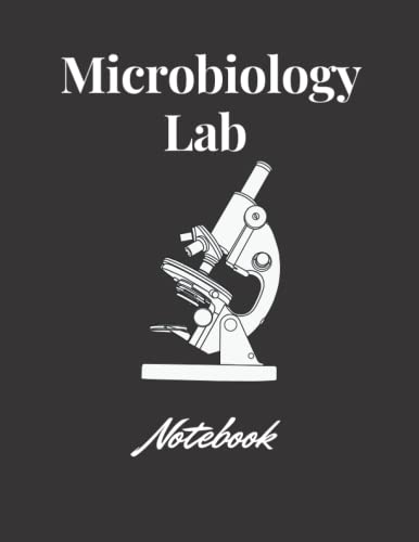 Microbiology Lab Notebook: Journal, Diary, 8,5x11 inch 120 Pages, Matte ...