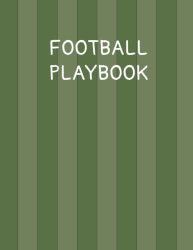 Football Playbook: Notebook Has Field Diagrams and Notes Sections For ...