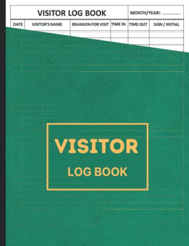 Visitor Log Book: Visitor Record Book | Record Visitor Date, Name ...