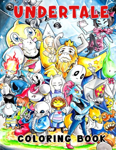 Ụndertale Coloring Book: Iconic Scenes And Characters With Stunning ...