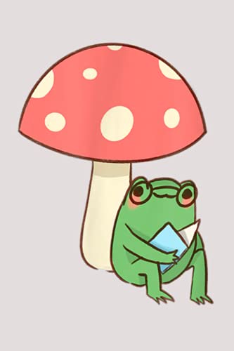 Acts Of Kindness Notebook: Frog Reading Book Mushroom Lover Gift ...