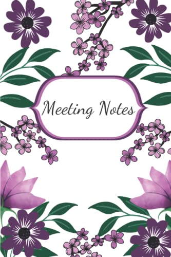 Meeting Notes: Floral Meeting Notebook by R. Roork Designs | Goodreads
