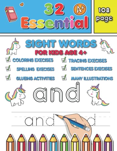 SIGHT WORDS FOR PRESCHOOLERS: 32 Essential sight words for kids ...