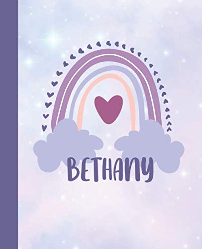 Bethany: A personalized Rainbow Primary Draw and Write Composition ...