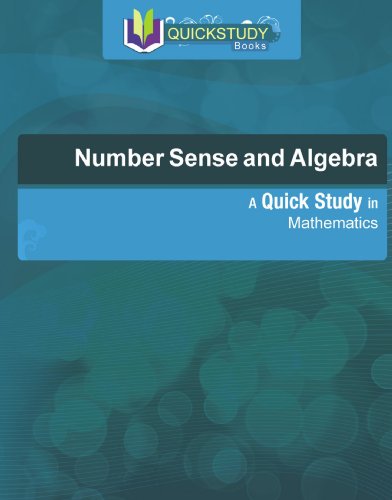 Number Sense and Algebra: A Quick Study in Mathematics by Dr. Gautam ...