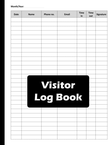Inventory Log Book 10 Best Visitor Log Books For Reception Desks Guest Book