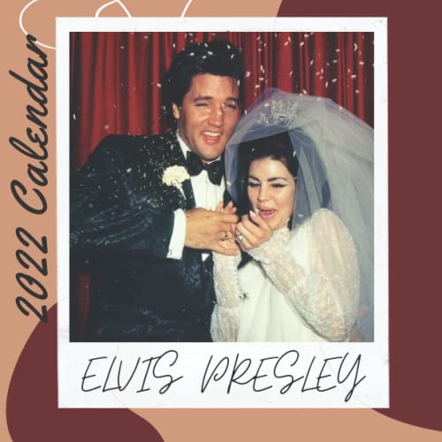 ELVIS PRESLEY CALENDAR 2022: ELVIS Monthly Square Calendar Planner For ...