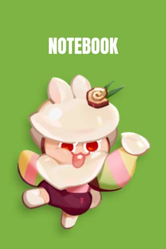 All Cookies In Cookie Run Kingdom Notebook: Moon Rabbit Cookie Cover (6 ...