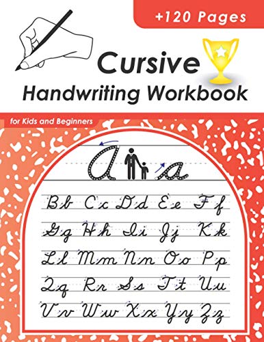 Cursive Handwriting Workbook for Kids and Beginners: Cursive Workbook ...