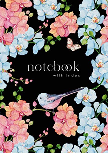 Notebook with Index: A5 Lined-Journal Organizer Medium with A-Z ...