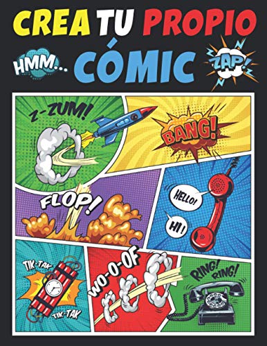 CREA TU PROPIO CÓMIC: 100 plantillas de cómics en blanco para adultos ...