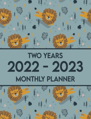 Two Years 2022-2023 Monthly Planner: 2 Years Calendar 2022-2023 | 24 ...
