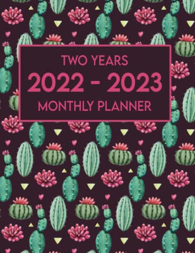 Two Years 2022-2023 Monthly Planner: 2 Years Calendar 2022-2023 | 24 ...