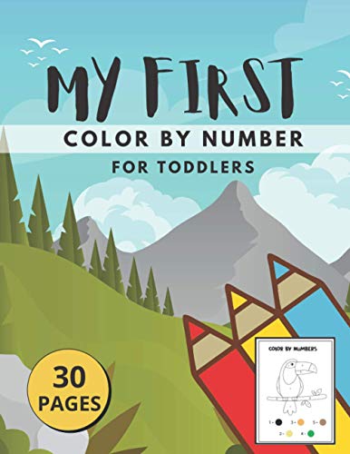 My First Color by Number: Great Activity and Coloring Book for Toddlers ...