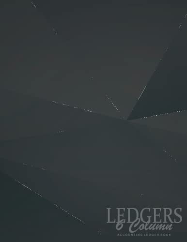 6 Column Ledgers Book: Accounting Notebook, Ledger Books For ...