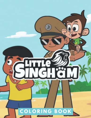 Little Singham Coloring Book: JUMBO Coloring Book For Kids | Ages 2-13 ...