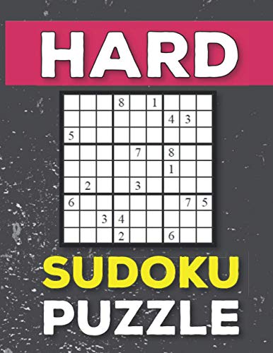 Hard Sudoku Puzzle: The Ultimate Brain Health Puzzle Book for Kids and ...