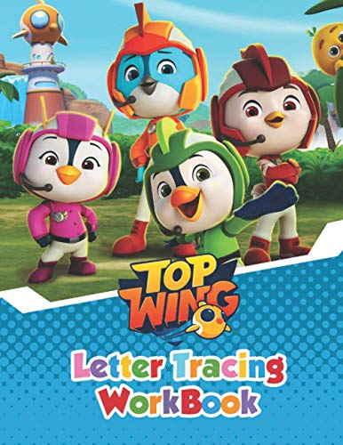 Top Wing Letter Tracing Workbook: Trace Letters With Top Wing Tracing ...