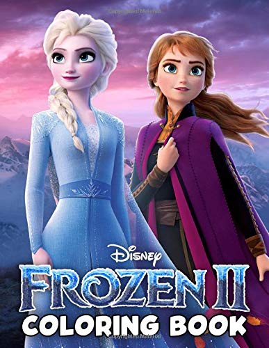 Frozen II Coloring Book: A Fascinating Coloring Book To Relax And ...