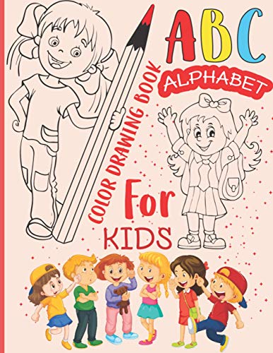ABC Alphabet Color Drawing Book for kids: Animals & letters coloring ...