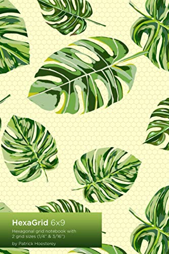 HexaGrid 6x9 (Tropical): Hexagonal grid notebook with 2 grid sizes by ...