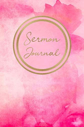 Sermon Notes Journal: Elegant pink and gold design: practical worship ...