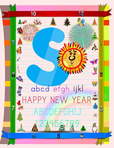 New Year Preschool Alphabet Writing Activity: New Year ABC Workbook K ...