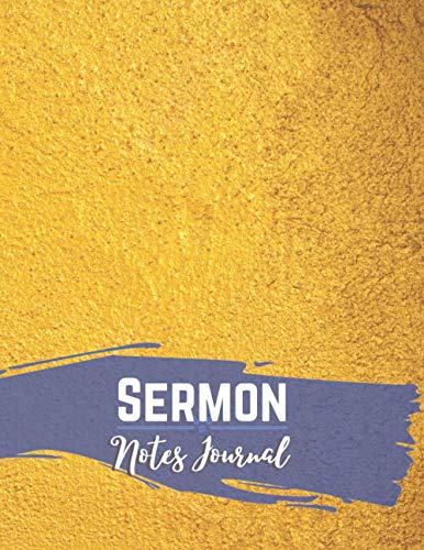 Sermon Notes Journal: Seamless Bible Study Journaling Notebook with ...