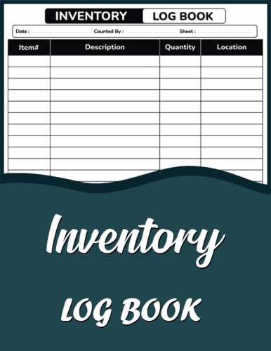 Inventory Log Book: Simple Inventory Book for Small Business and Home ...