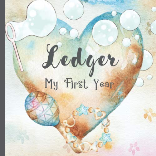 Ledger: Record and Celebrate Your Baby's 1st Year With This Baby Album ...
