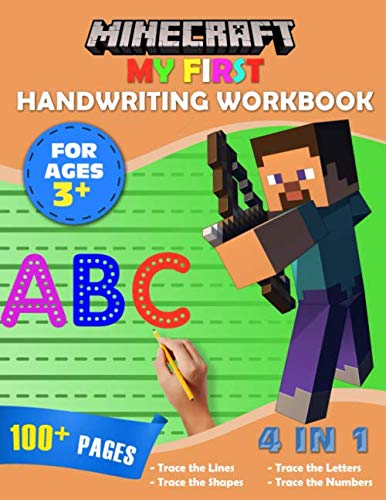Minecraft My First Handwriting Workbook: 4-in-1 Make Learning Fun ...
