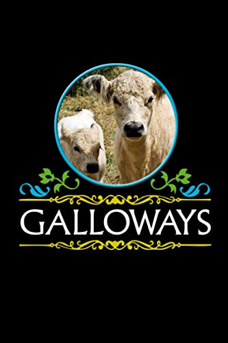 Galloways: Notebook, diary, documentation book, idea book for Galloway breeder, Galloway holder ...