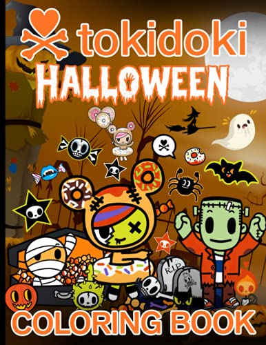 Tokidoki Halloween Coloring Book: Exclusive Tokidoki Halloween Coloring ...