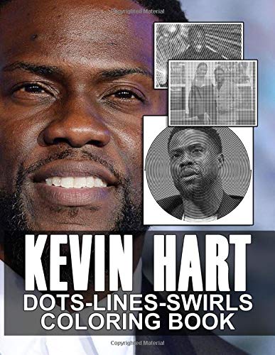 Kevin Hart Dots Lines Swirls Coloring Book: Kevin Hart Adults Swirls ...
