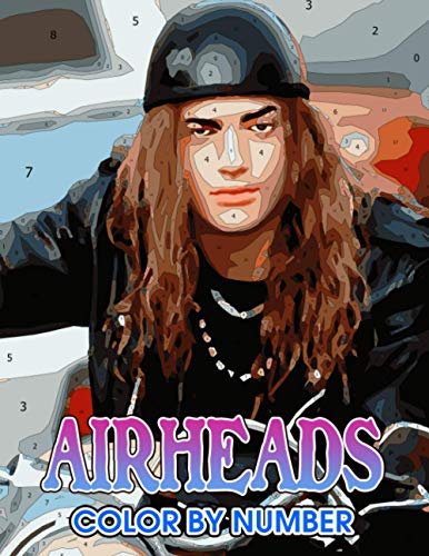 Airheads Color by Number: Airheads Coloring Book An Adult Coloring Book ...