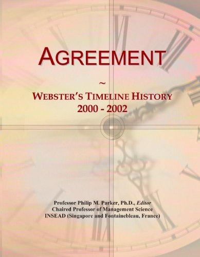 Agreement: Webster's Timeline History, 2000 - 2002 by Icon Group ...