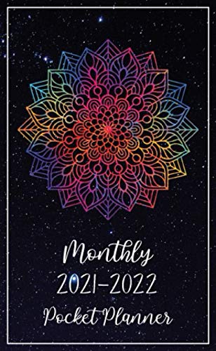 2021-2022 Monthly Pocket Planner: 2 Year Appointment Calendar | 24 ...
