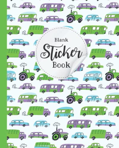 Blank Sticker Book: Blank Sticker Book for Collecting Stickers ...