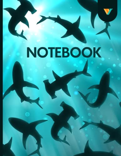 Shark Notebook: Cute Gift For Shark Lovers, Shark Journals For Kids ...