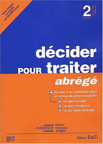 Decider pour traiter abg by Collectif | Goodreads