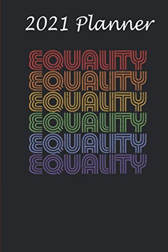 2021 Planner - Vintage Rainbow LGBT Equality National Pride March ...