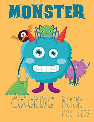 MONSTER COLORING BOOK FOR KIDS: A Fun Coloring Activity Book by Dr ...