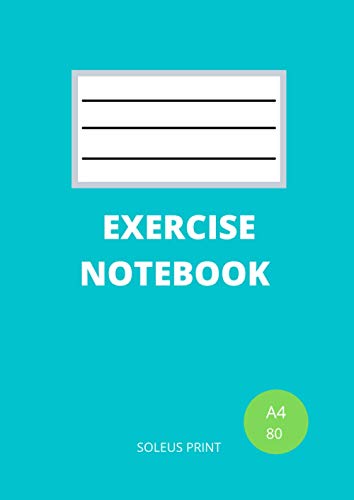 4mm Squared Exercise Book.: 4mm Squared quad ruled graph paper notebook ...