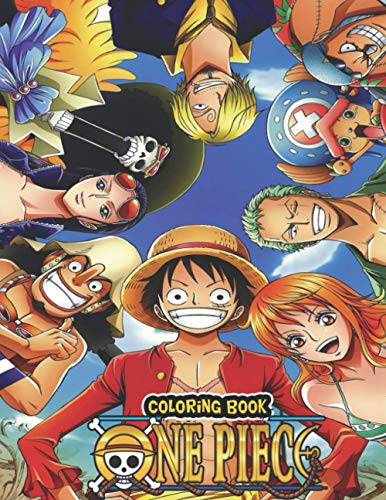 One Piece Coloring Book: Anime Coloring Books "ONE PIECE" for Luffy and ...